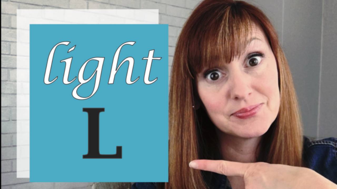 How to Say the L sound in American English | Light L Sound | L vs R